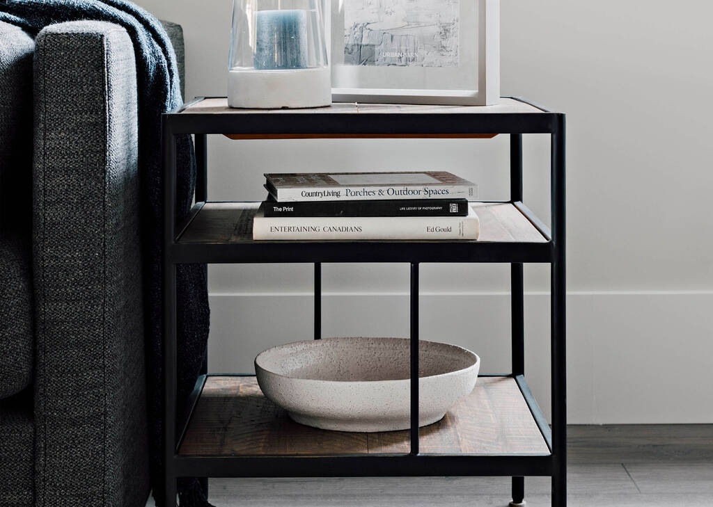 Blaine Side Table -Malta Pine | Urban Barn