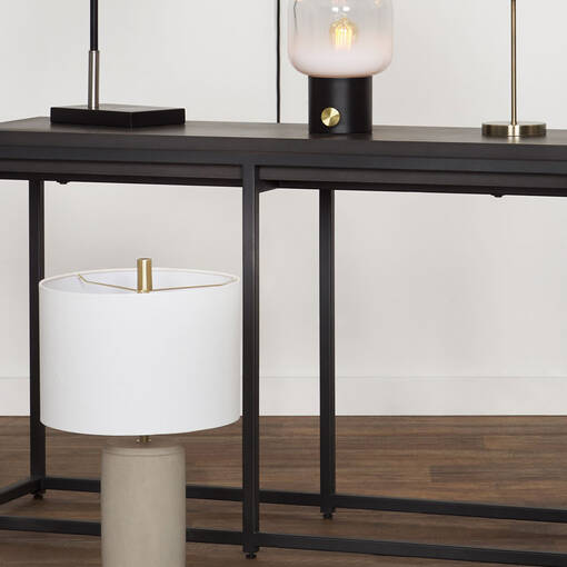 Crete Console Table -Ida Black