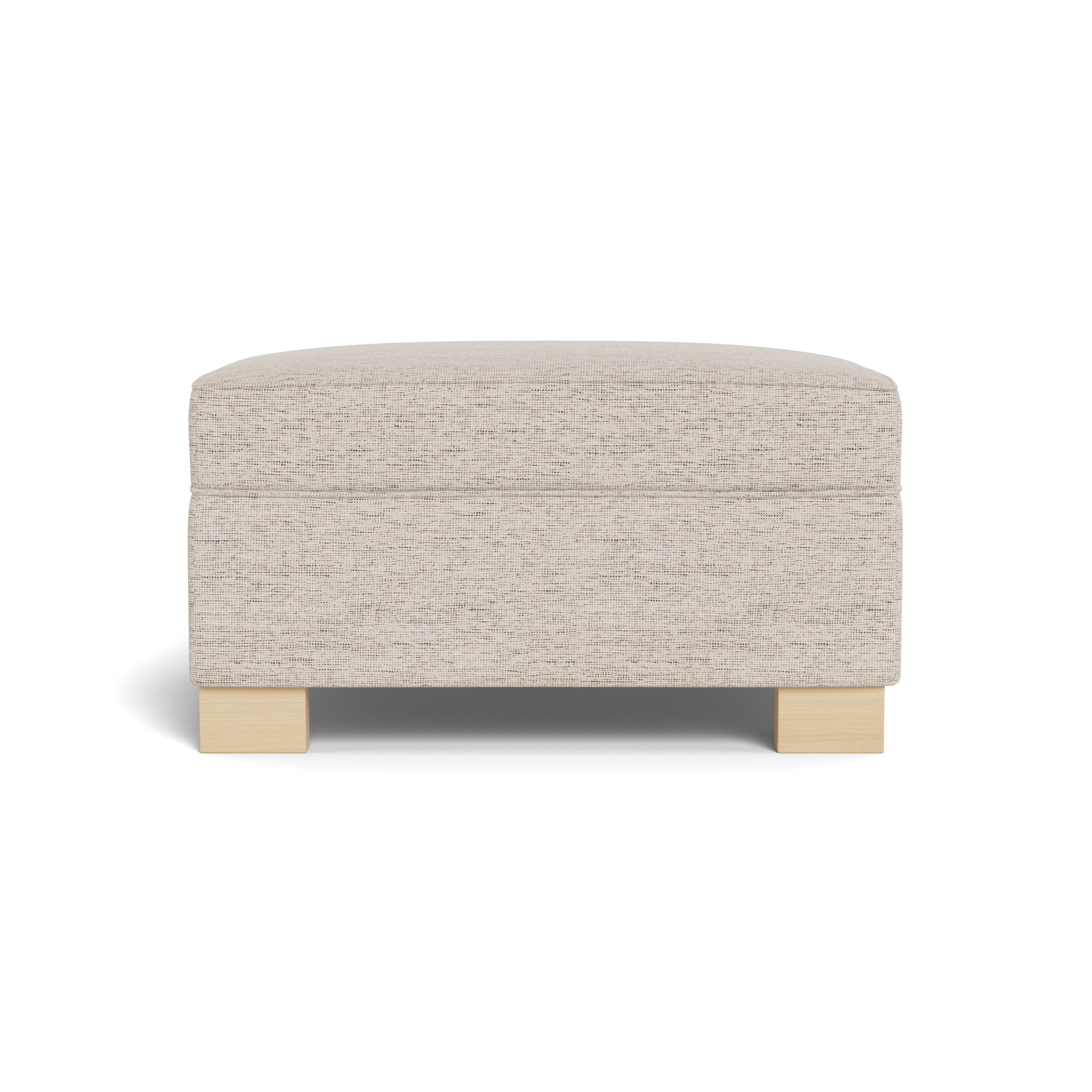 Durant Custom Ottoman | Wesley Linen | Urban Barn