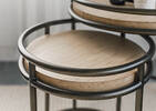 Bower Nesting Side Table Set -Cera Almon | Urban Barn