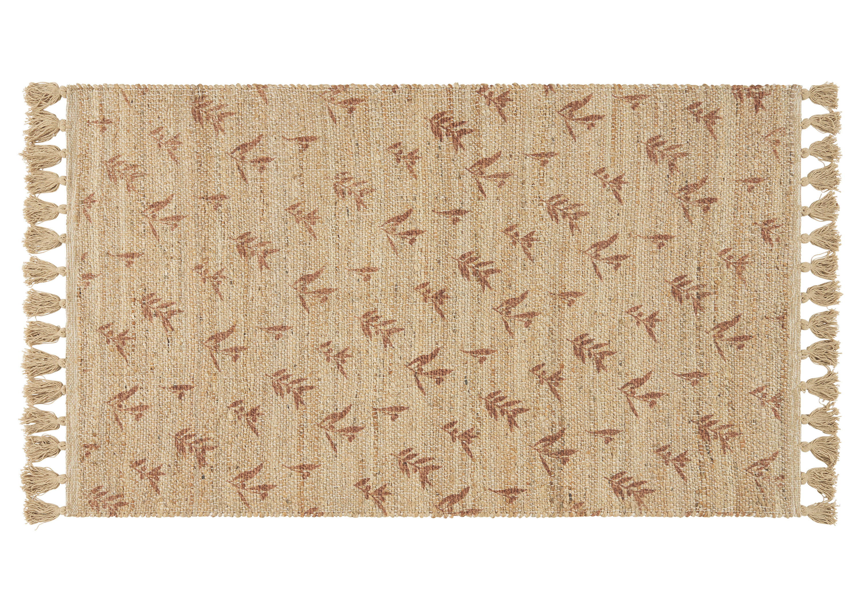 Ruth Jute Accent Rug 36x60 Terracotta | Urban Barn