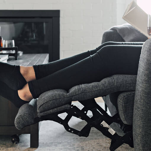 Pearson Reclining Sofa -Elron Smoke