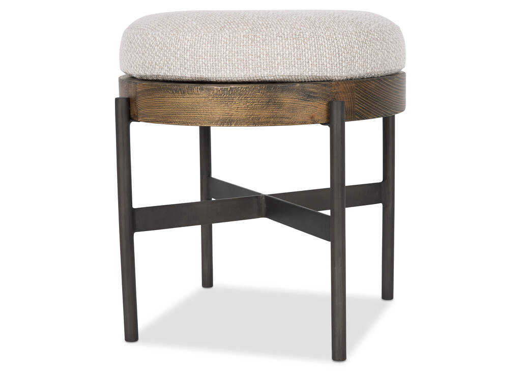 Claremont Ottoman 18" -Wyn Snow | Urban Barn