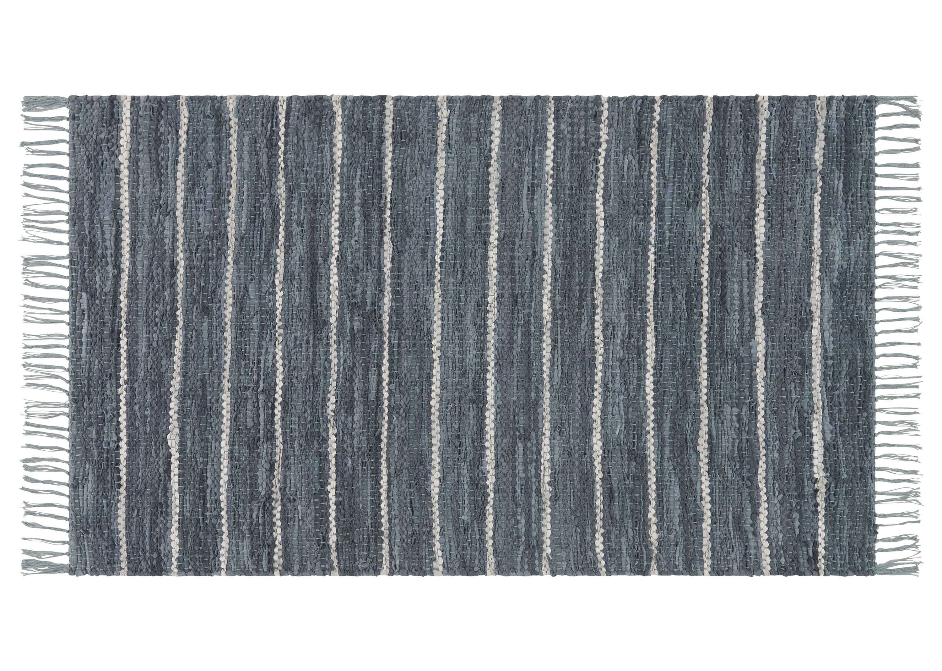 Kingsway Accent Rug 36x60 Blue | Urban Barn