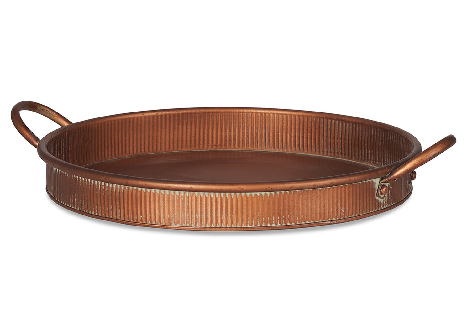 Netherfield Round Tray Copper | Urban Barn