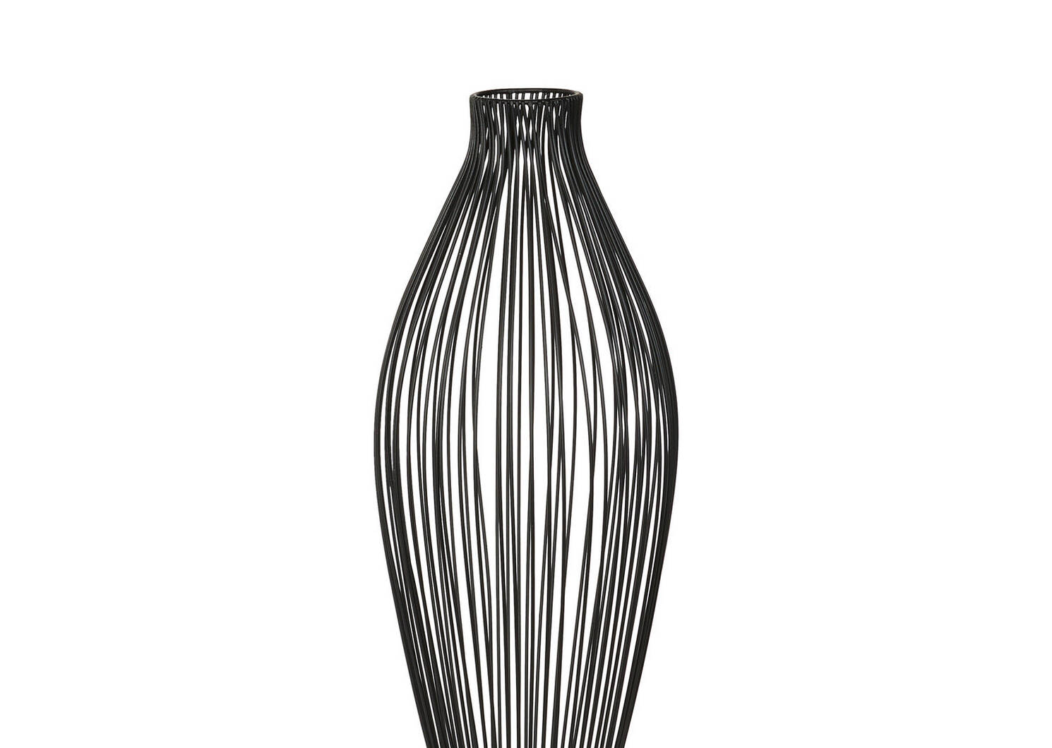 Willa Wire Vase Small Black | Urban Barn