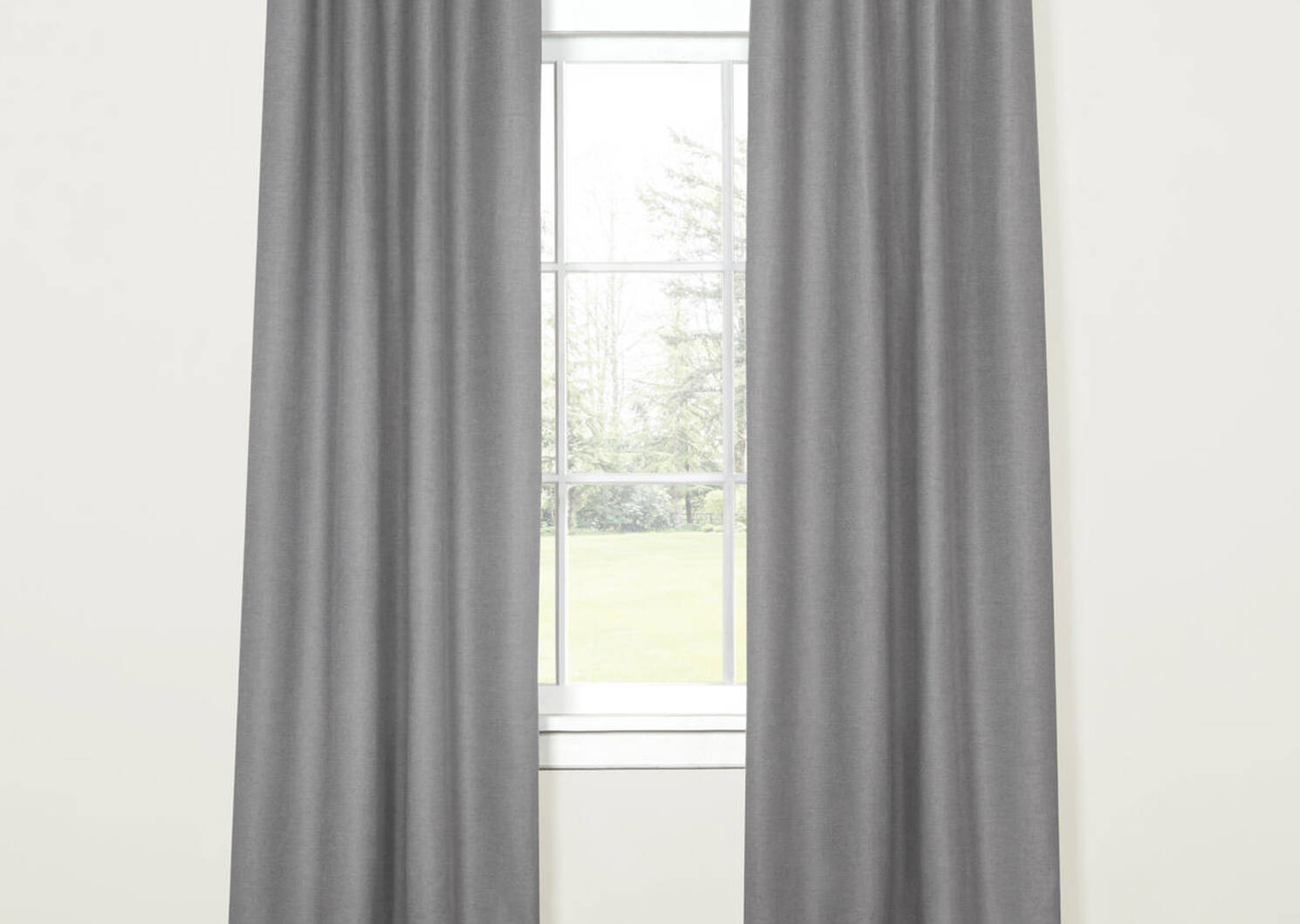 Rideau Eddard 96 gris pâle | Urban Barn