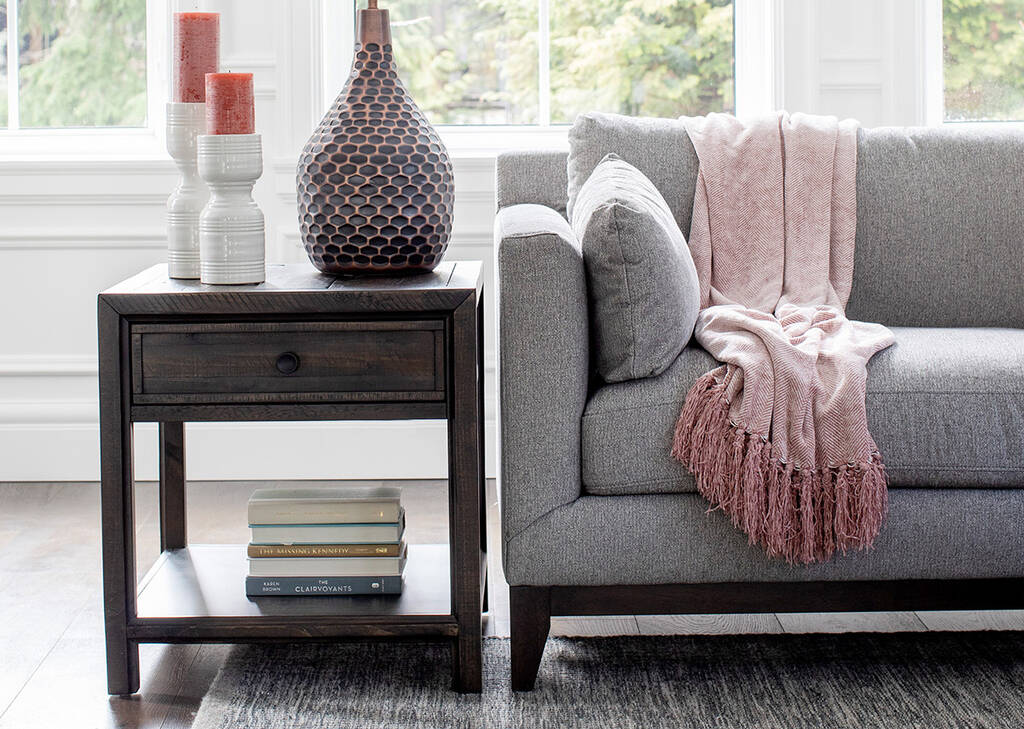 Churchill Side Table -Carob | Urban Barn