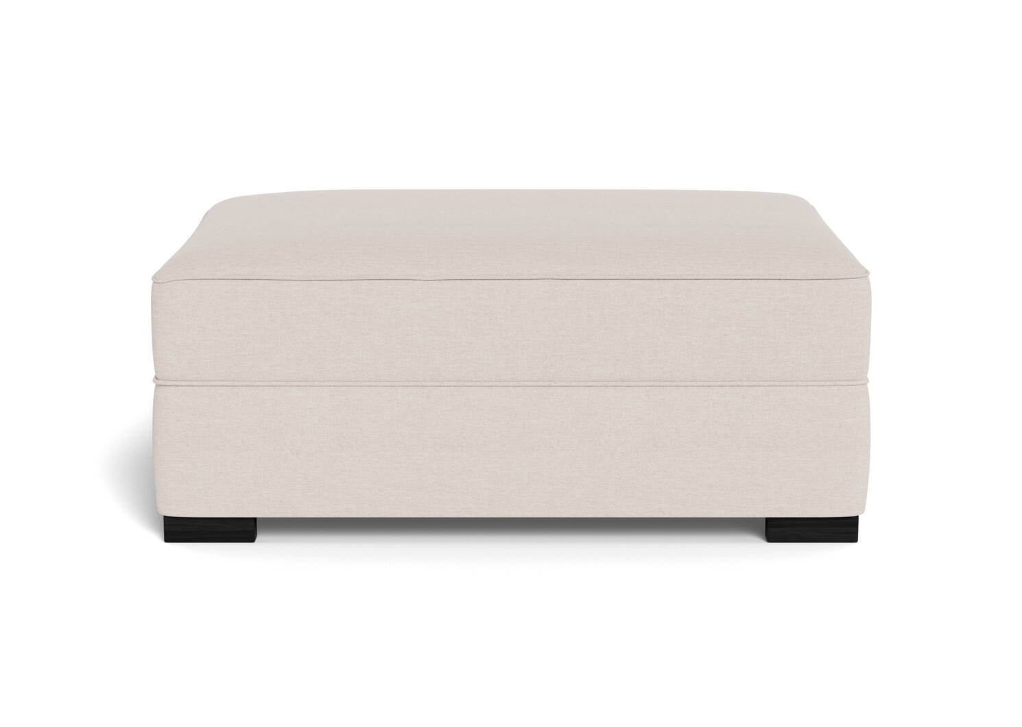 Sibley Custom Ottoman | Kostal Seashell | Urban Barn
