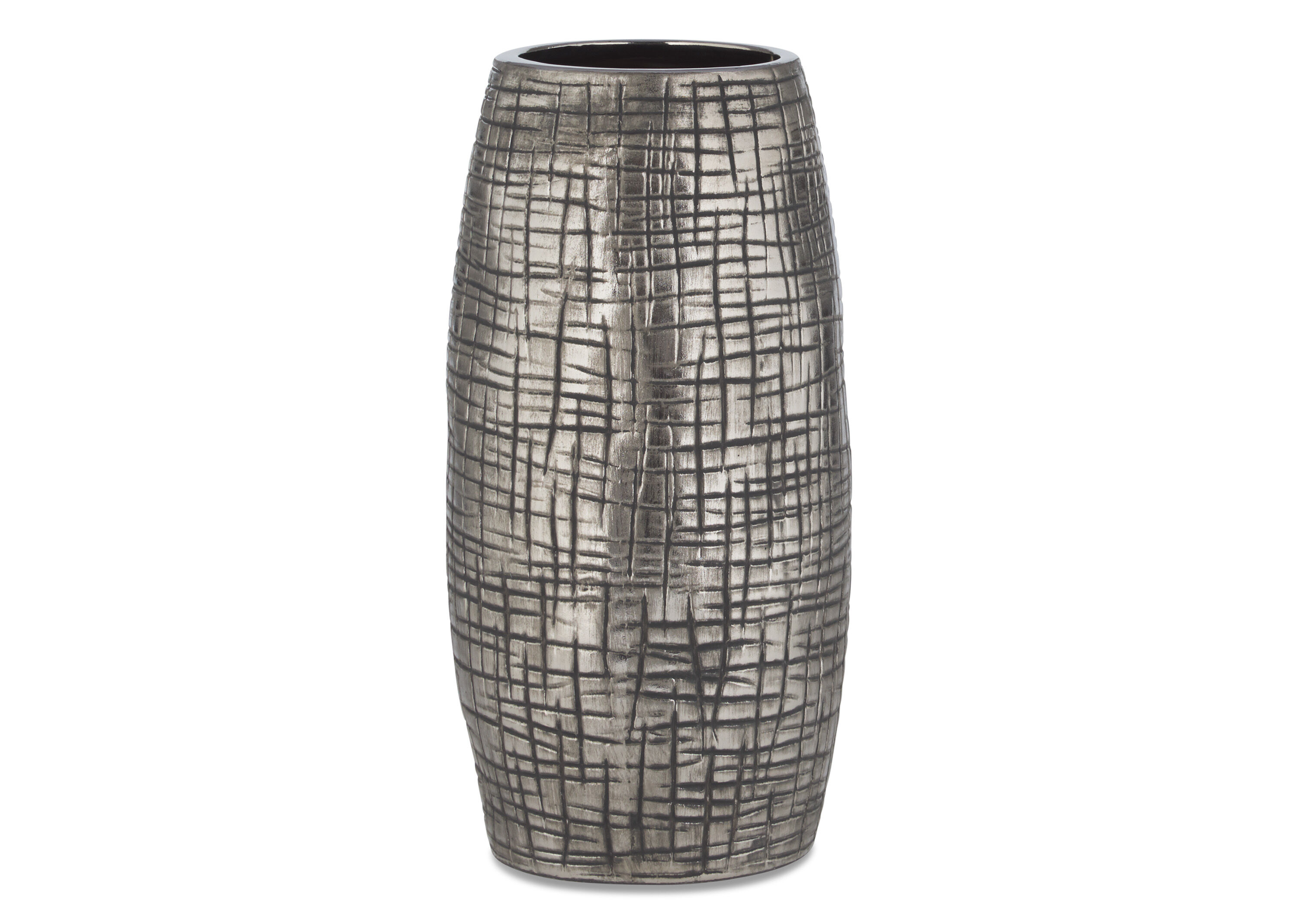 Cason Vase Small Silver | Urban Barn