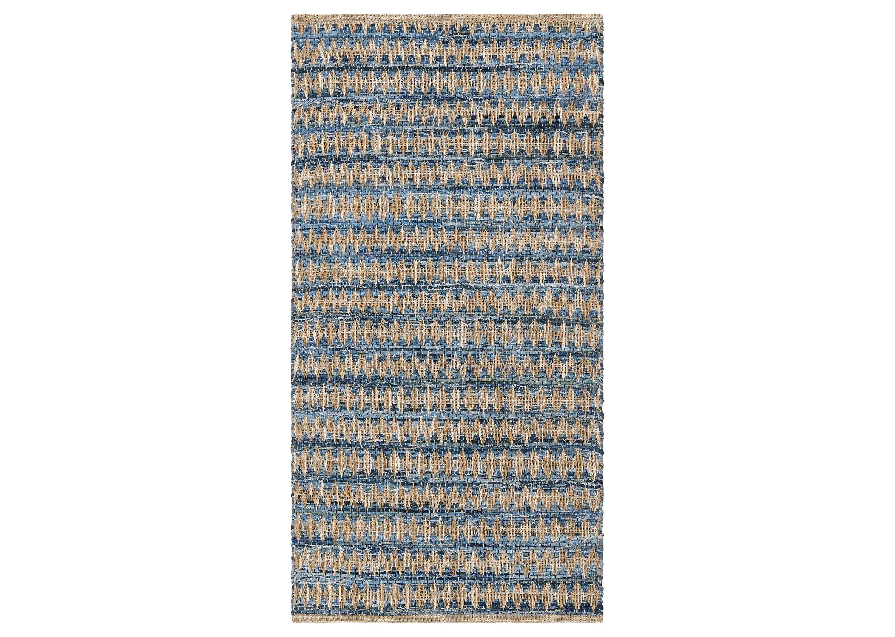 Obe Accent Rug 36x60 Denim | Urban Barn
