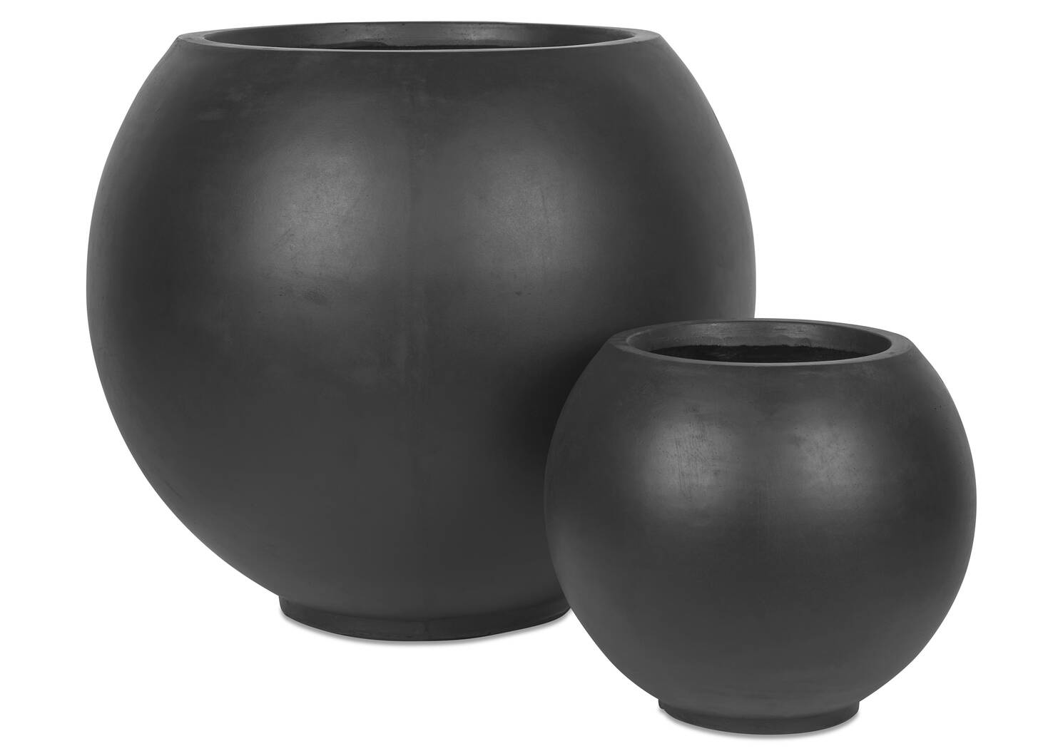 Reyes Outdoor Planter Large Black | Urban Barn