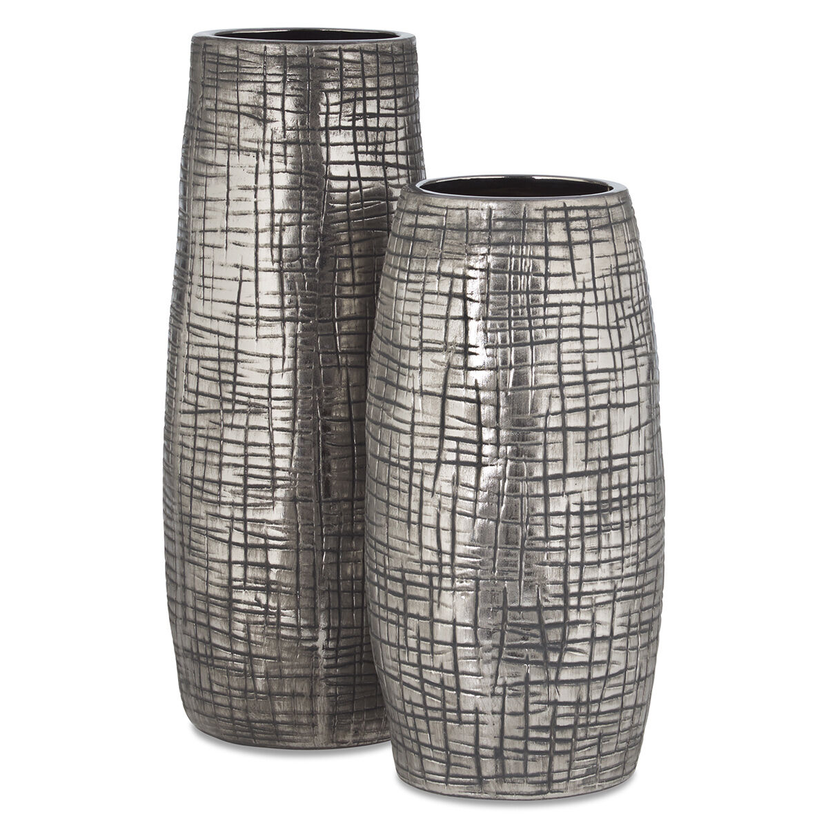 Cason Vase Small Silver | Urban Barn