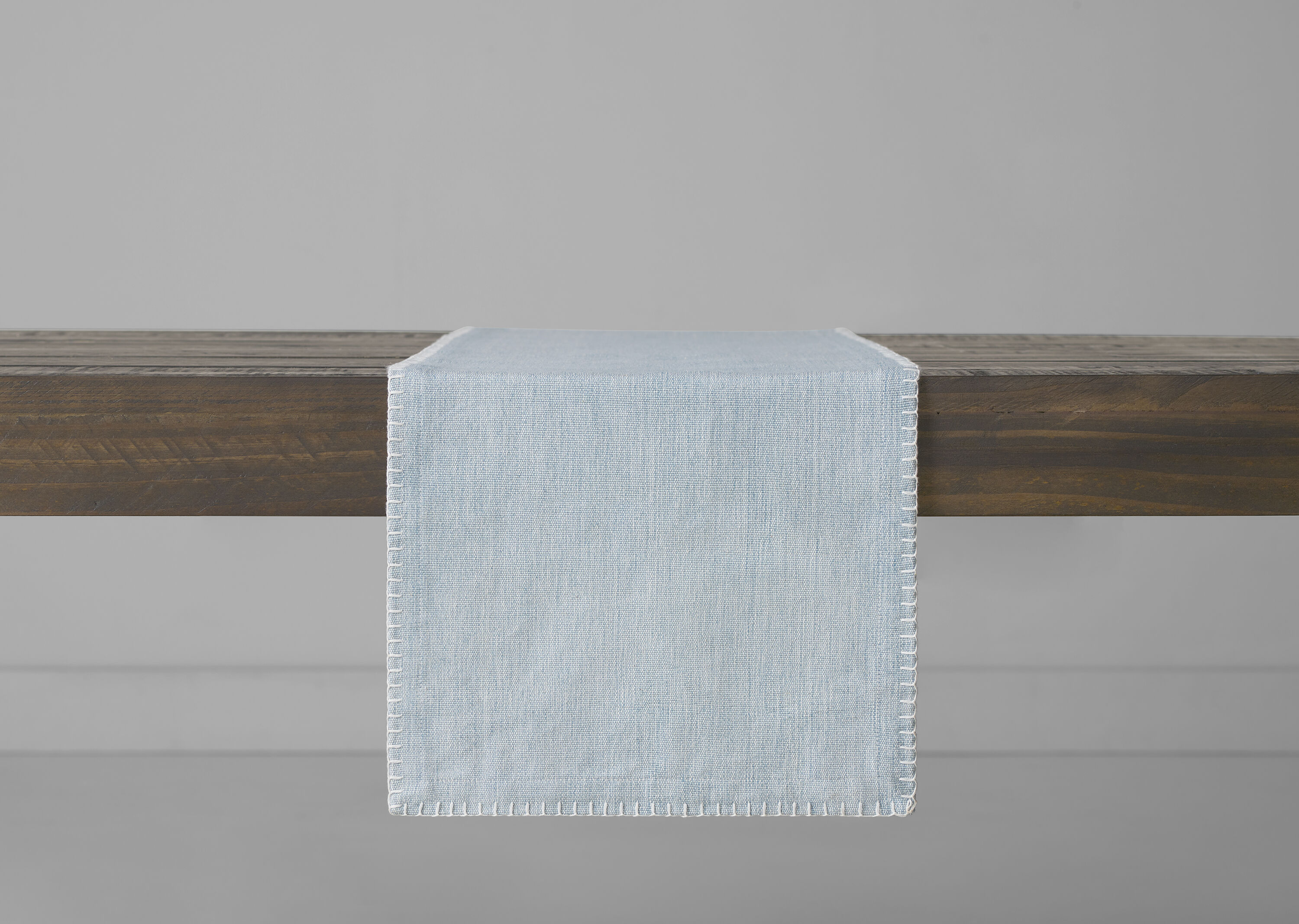 Aria Table Runner Blue | Urban Barn