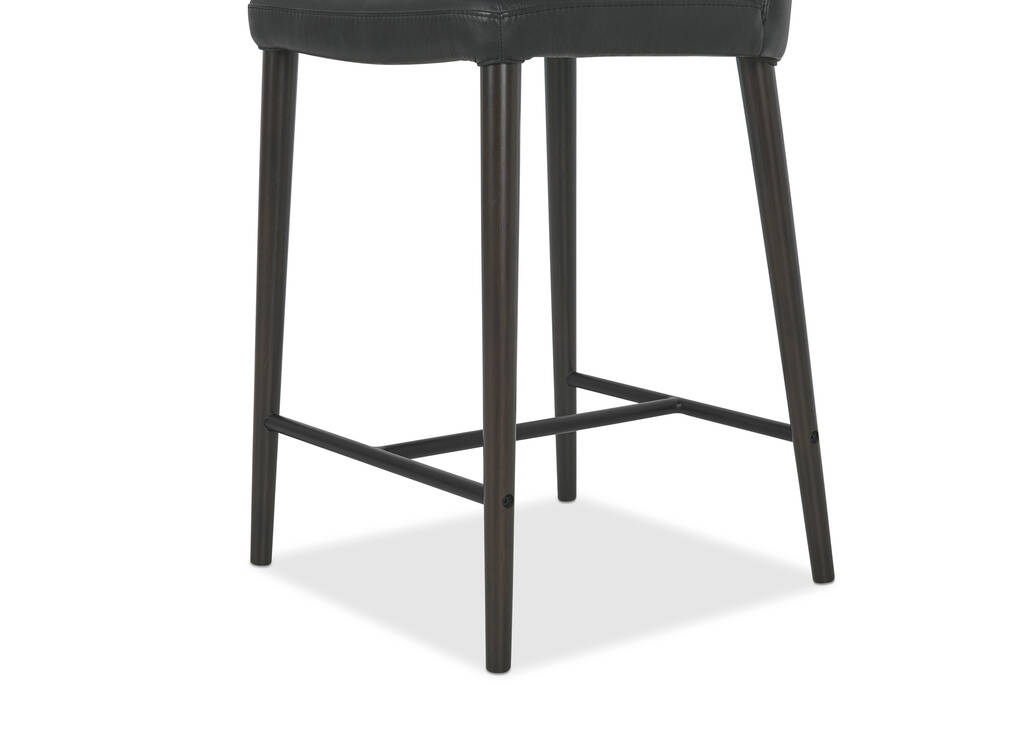 Yvette Lthr Counter Stool -Olson Slate | Urban Barn