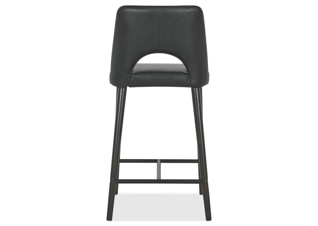 Yvette Lthr Counter Stool -Olson Slate | Urban Barn