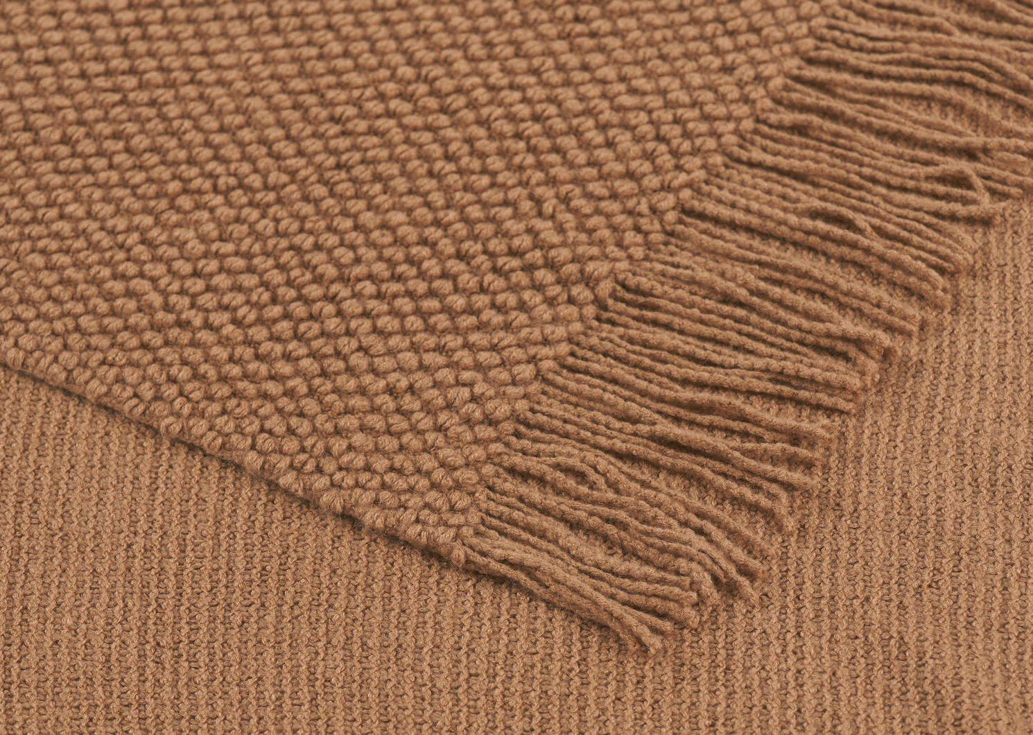 Tenby Throw | Caramel | Urban Barn