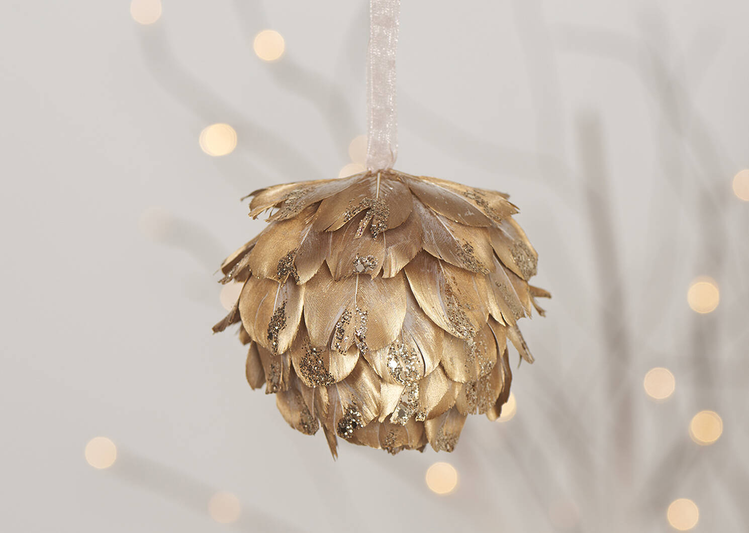 Cecille Ball Orn Gold | Urban Barn