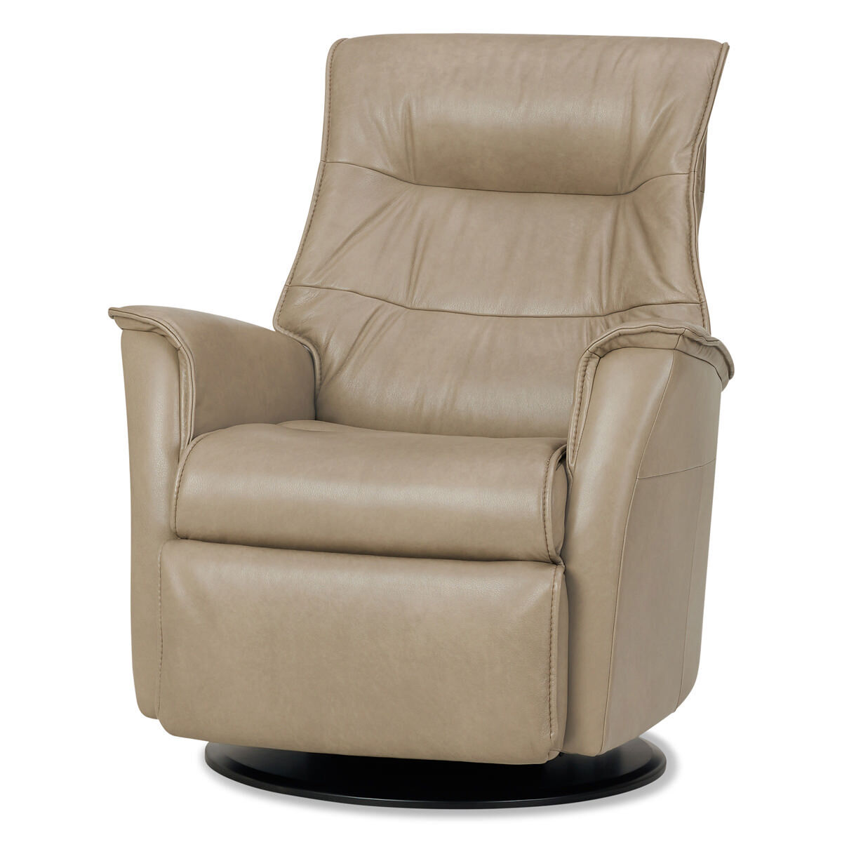 Paramount Leather Recliner -Sol Slate