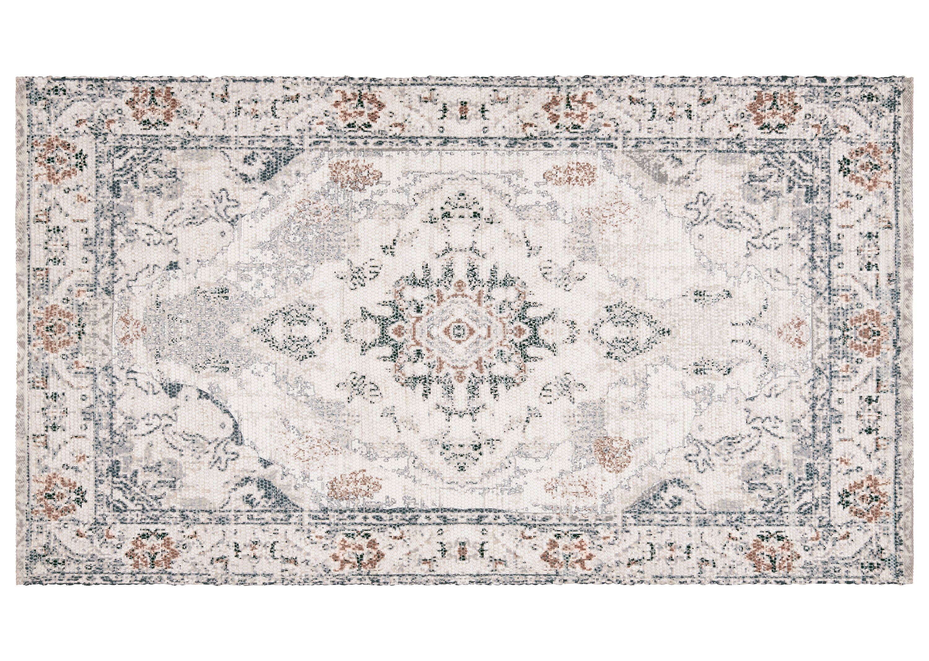 Haywood Accent Rug 36x60 Ivory/Multi | Urban Barn