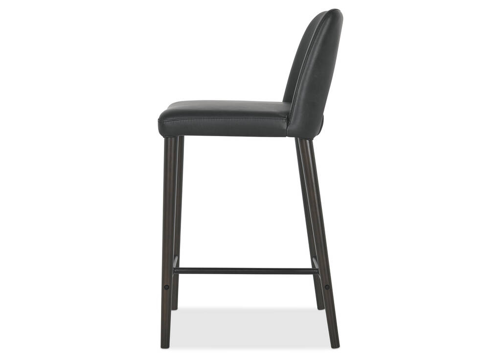 Yvette Lthr Counter Stool -Olson Slate | Urban Barn