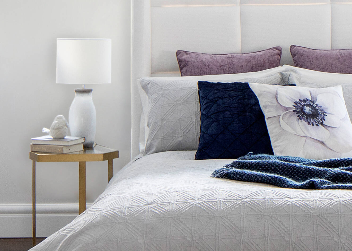 Weiss Velvet Toss 20x20 Atlantic | Urban Barn