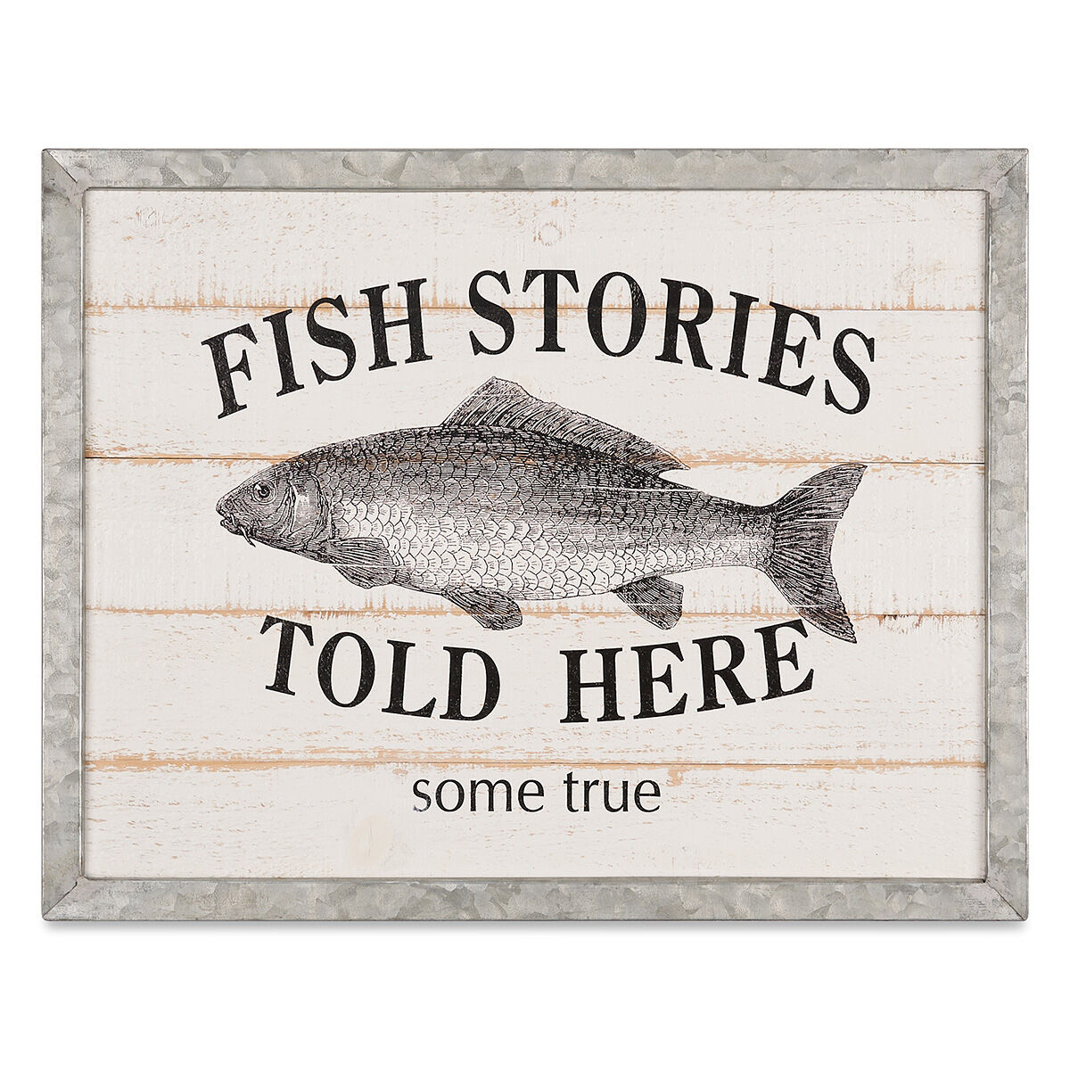 Fish Stories Wall Plaque | Urban Barn