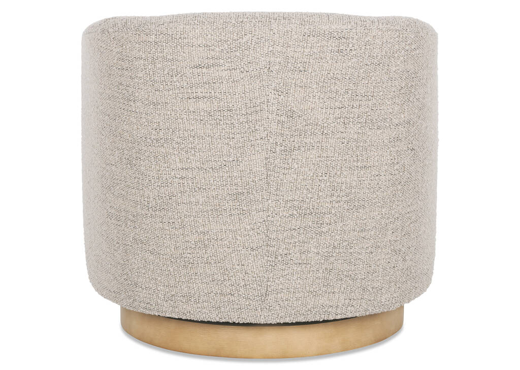 Caleb Swivel Armchair | Luly Taupe | Urban Barn