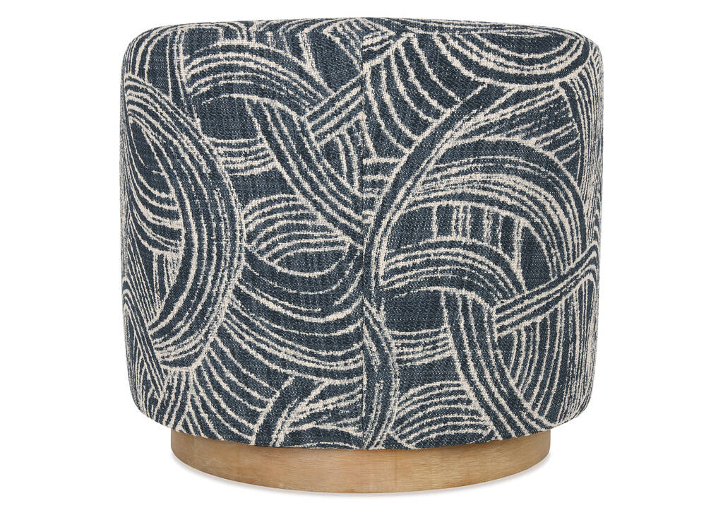 Caleb Swivel Armchair | Anza Navy | Urban Barn