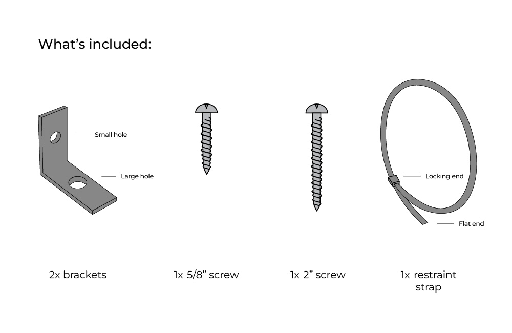 Anti-Tip Kit | Urban Barn